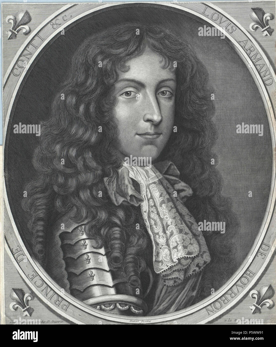 471 Drawing of Louis Armand, Prince of Conti (son in law of Louis XIV ...