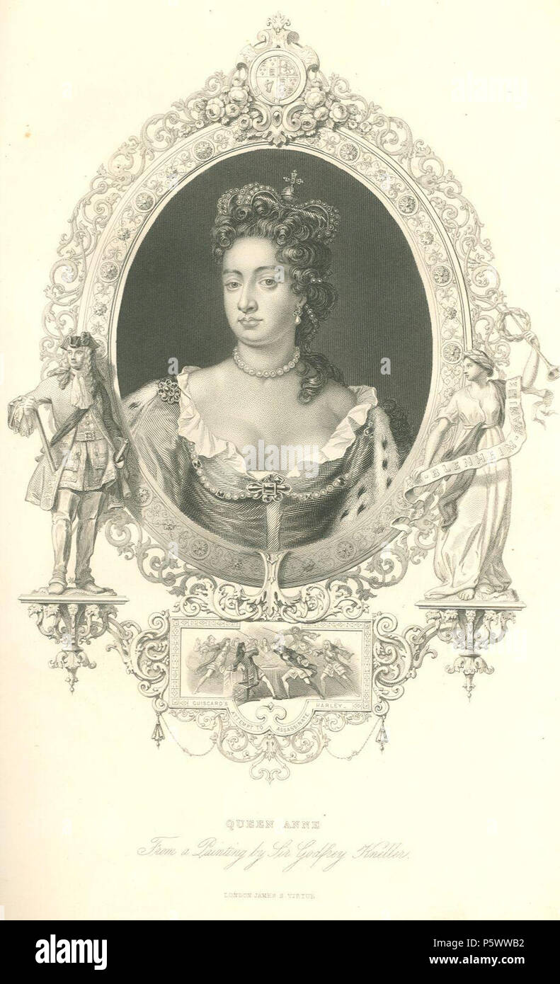 N/A. English: Queen Anne . circa 1702. Anonymous 471 Drawing of Queen ...