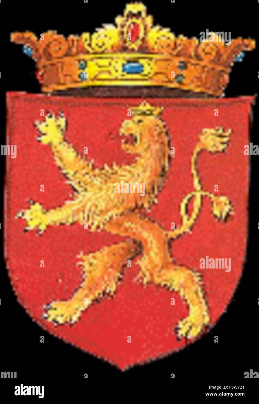 358 Coat of arms of Macedonia, 1614, transparent Stock Photo - Alamy