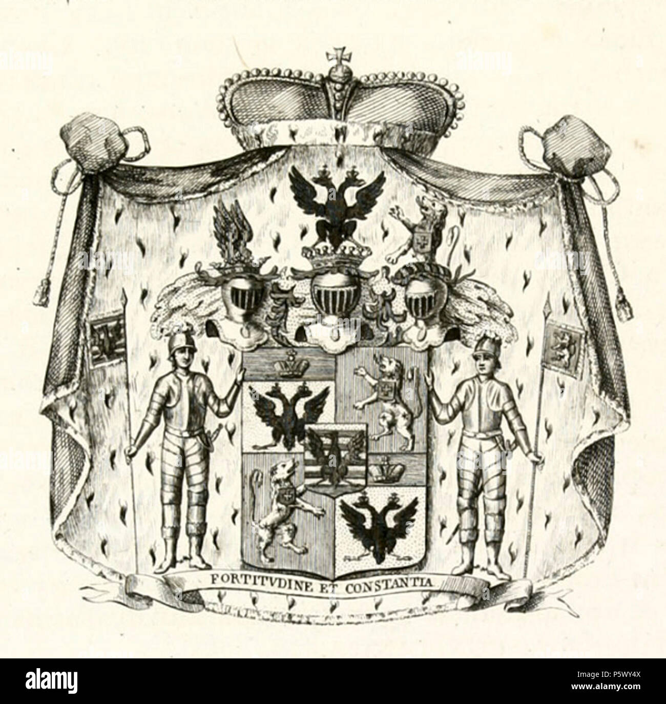 358 Coat of Arms of Orlov family (1798) 1 Stock Photo - Alamy
