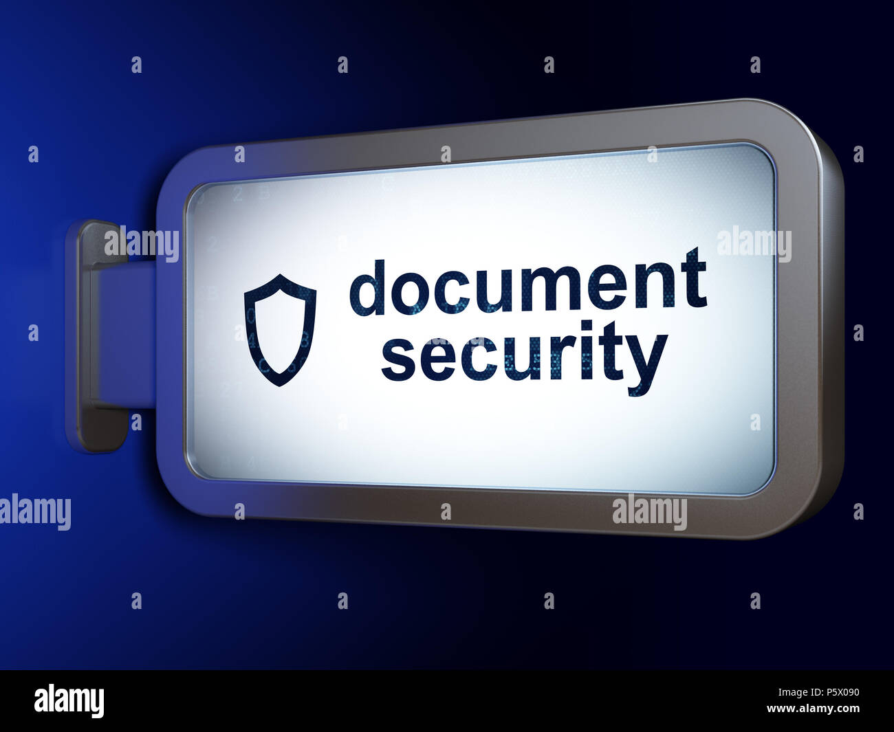 Protection concept: Document Security and Contoured Shield on billboard ...