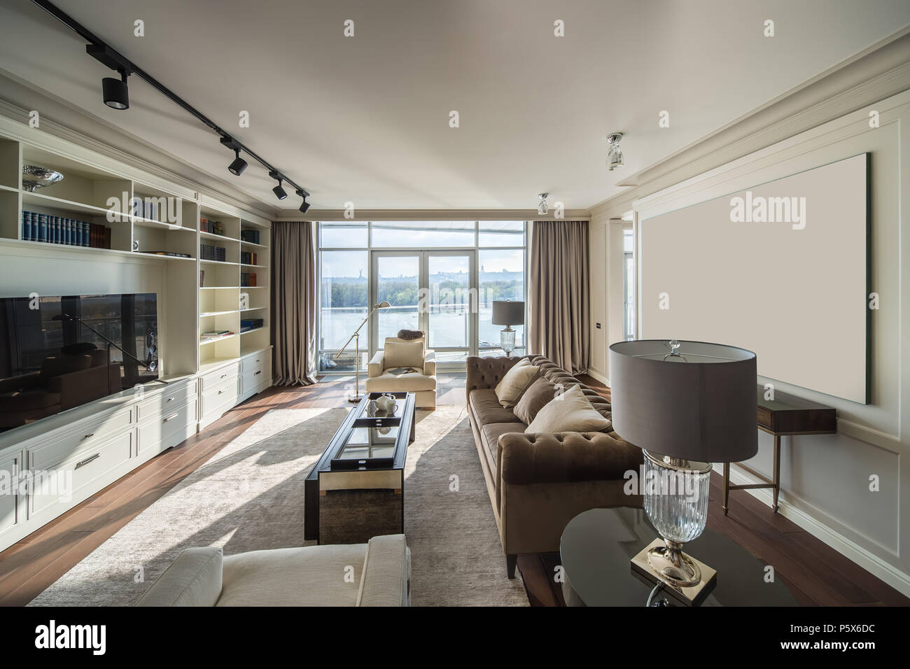 Stylish modern interior Stock Photo - Alamy