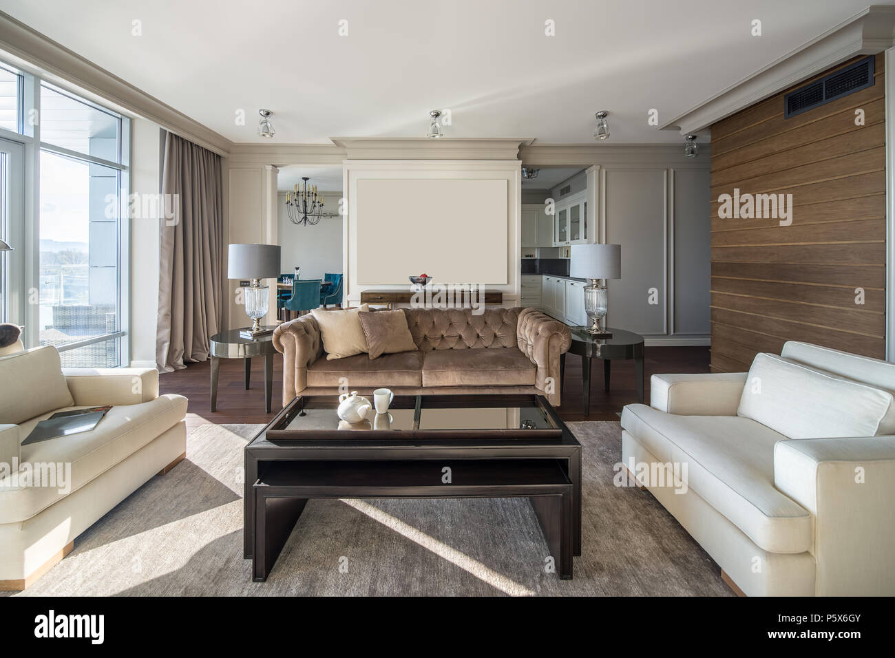 Stylish modern interior Stock Photo - Alamy