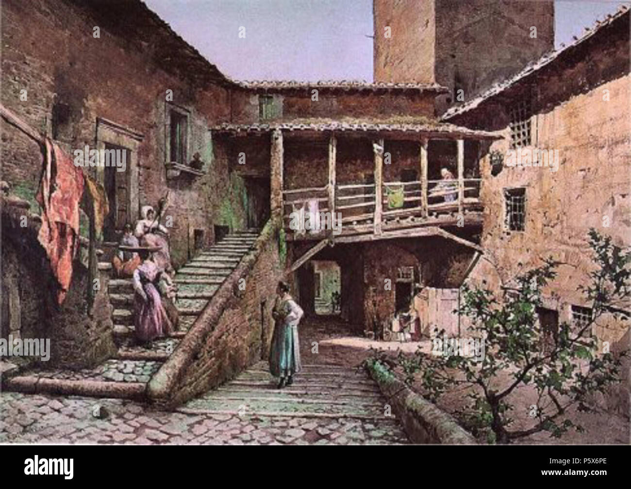 Circa 1880 n a ettore roesler franz 1845 1907 hi-res stock photography ...