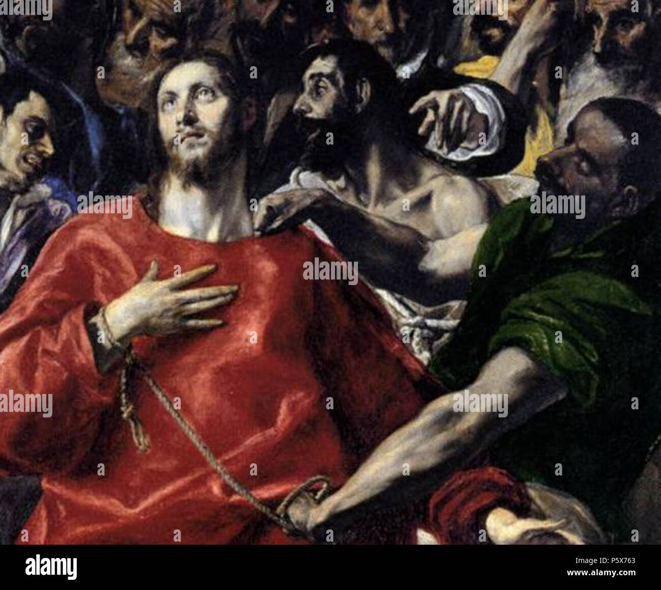 N/A. Español: Detalle del cuadro El Expolio, pintado por El Greco y ...