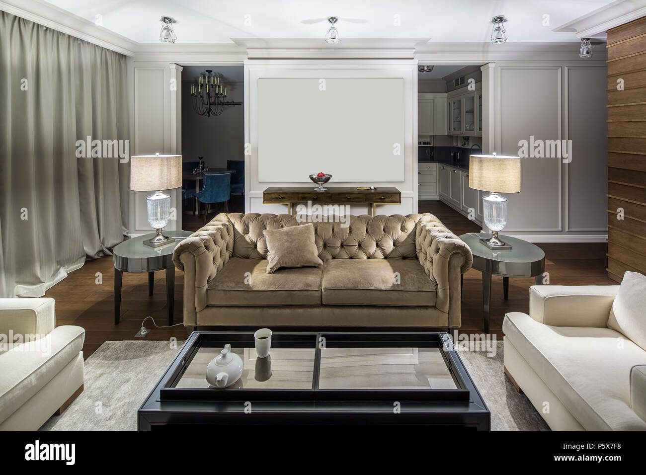 Stylish modern interior Stock Photo - Alamy