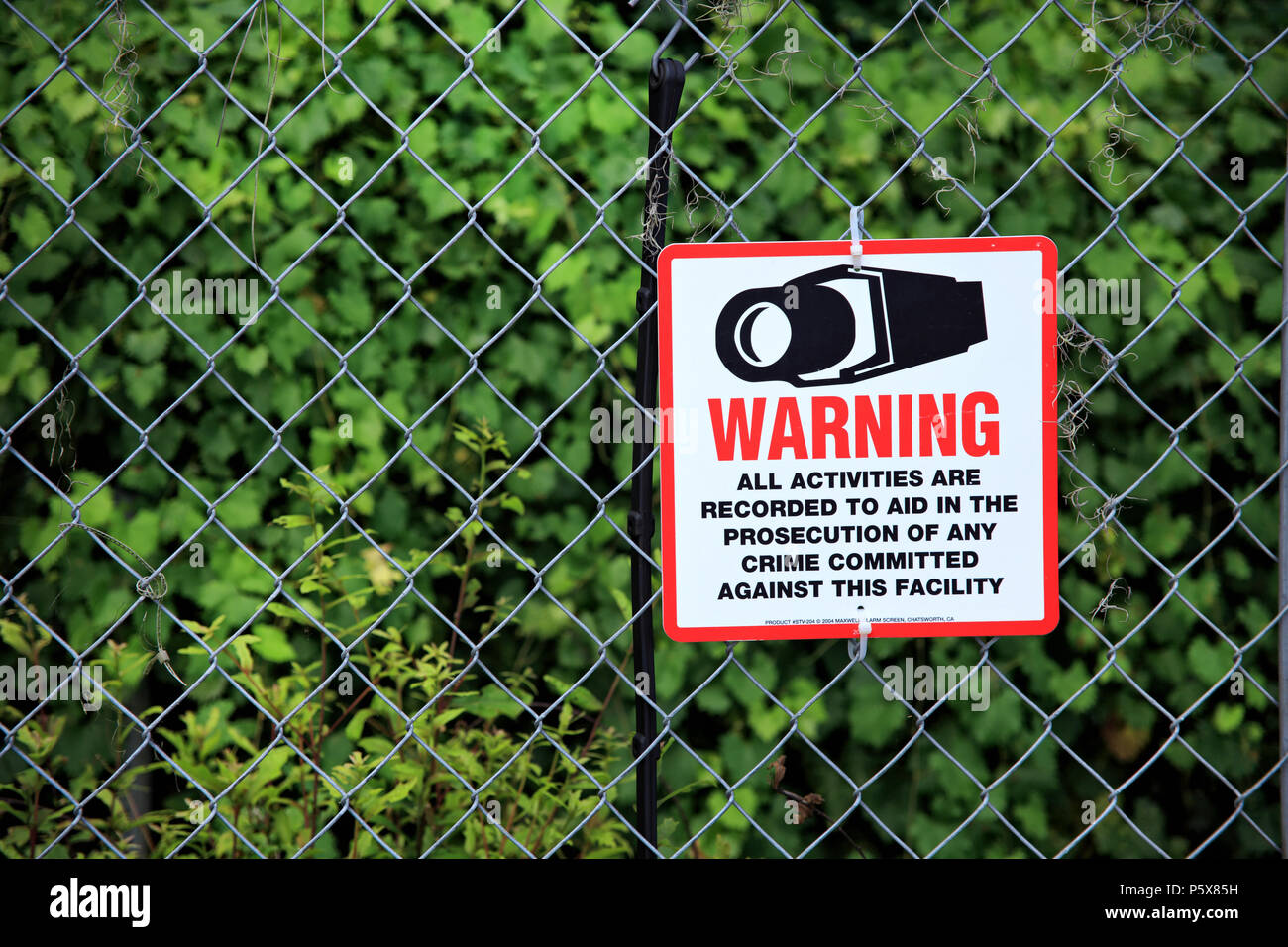 Prevent theft sign hi-res stock photography and images - Alamy