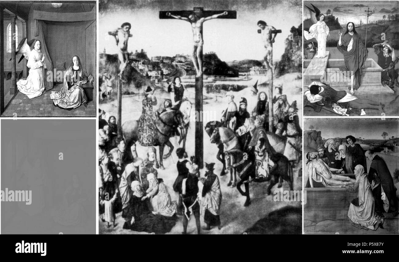 N/A. A proposed reconstruction of a polyptych by Dieric Bouts using as ...
