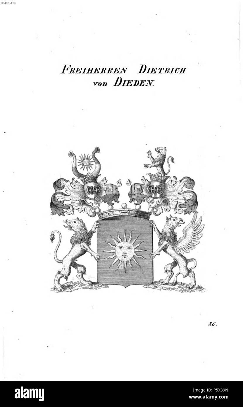 N/A. Wappen Dietrich von Dieden - Tyroff AT.jpg . between 1831 and 1868 ...