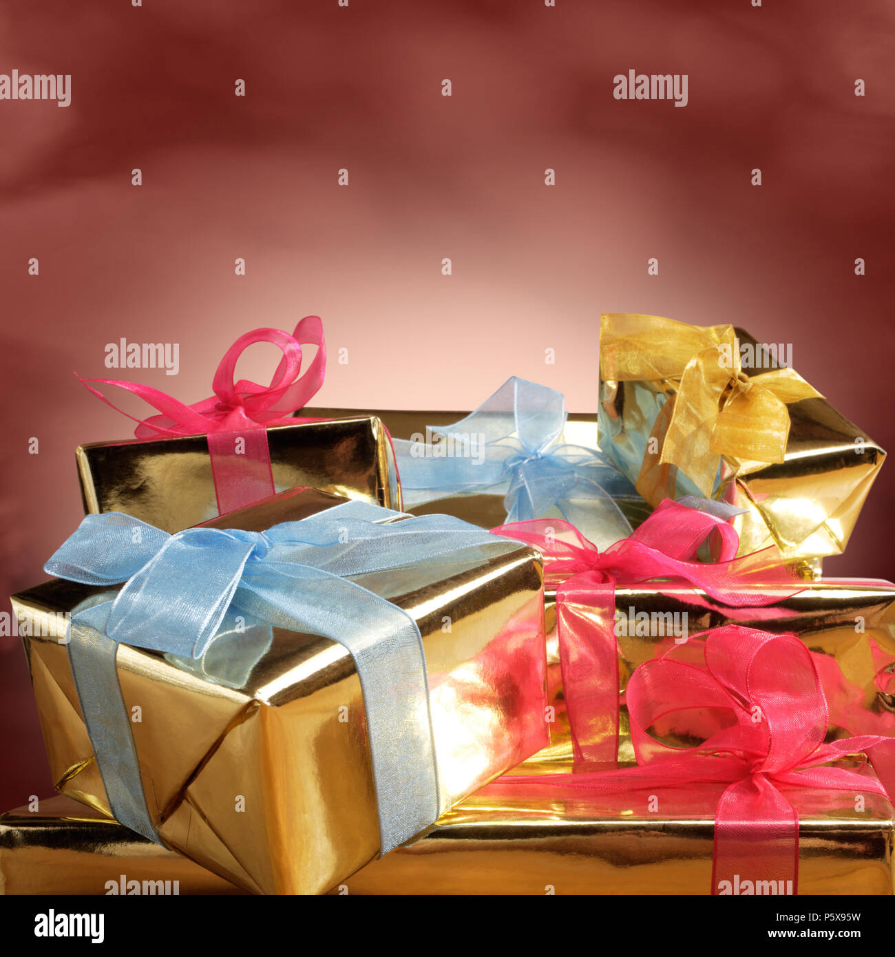 an image of gift boxes Stock Photo - Alamy