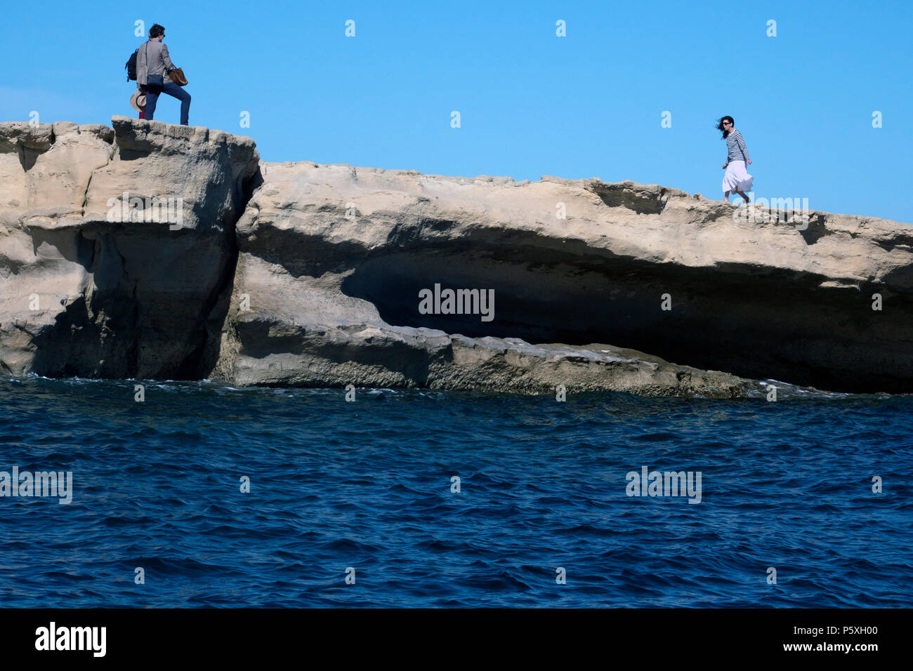 MALTE Marsaxlokk St. Peter's Pool Stock Photo - Alamy