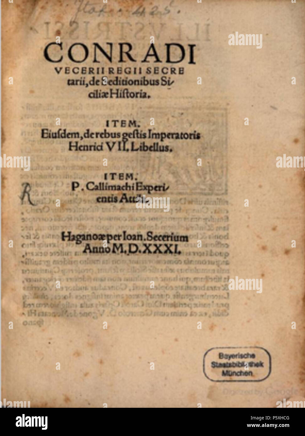 Conradus hi-res stock photography and images - Alamy