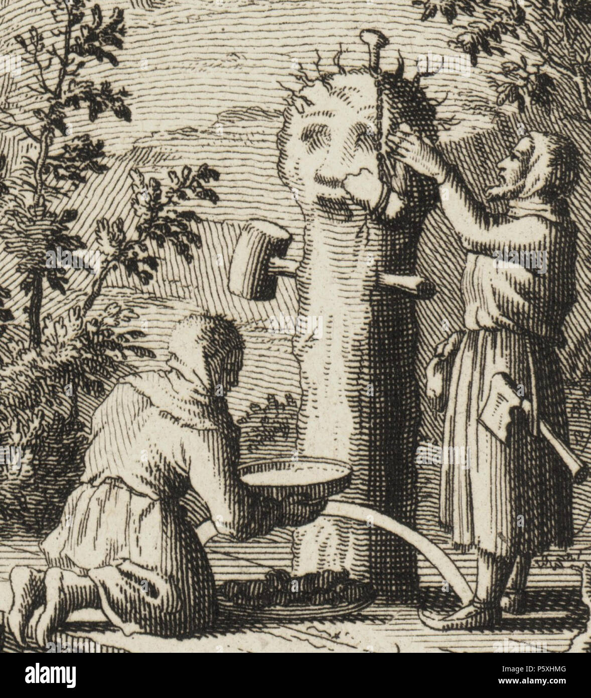 N/A. English: Sami people of Lapland offering to the pre-Christian god ...