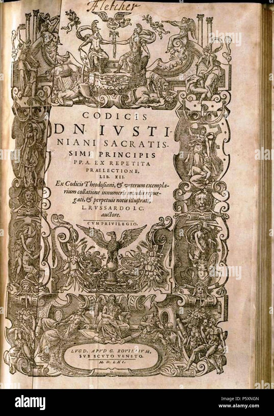 Codex iustinianus hi-res stock photography and images - Alamy