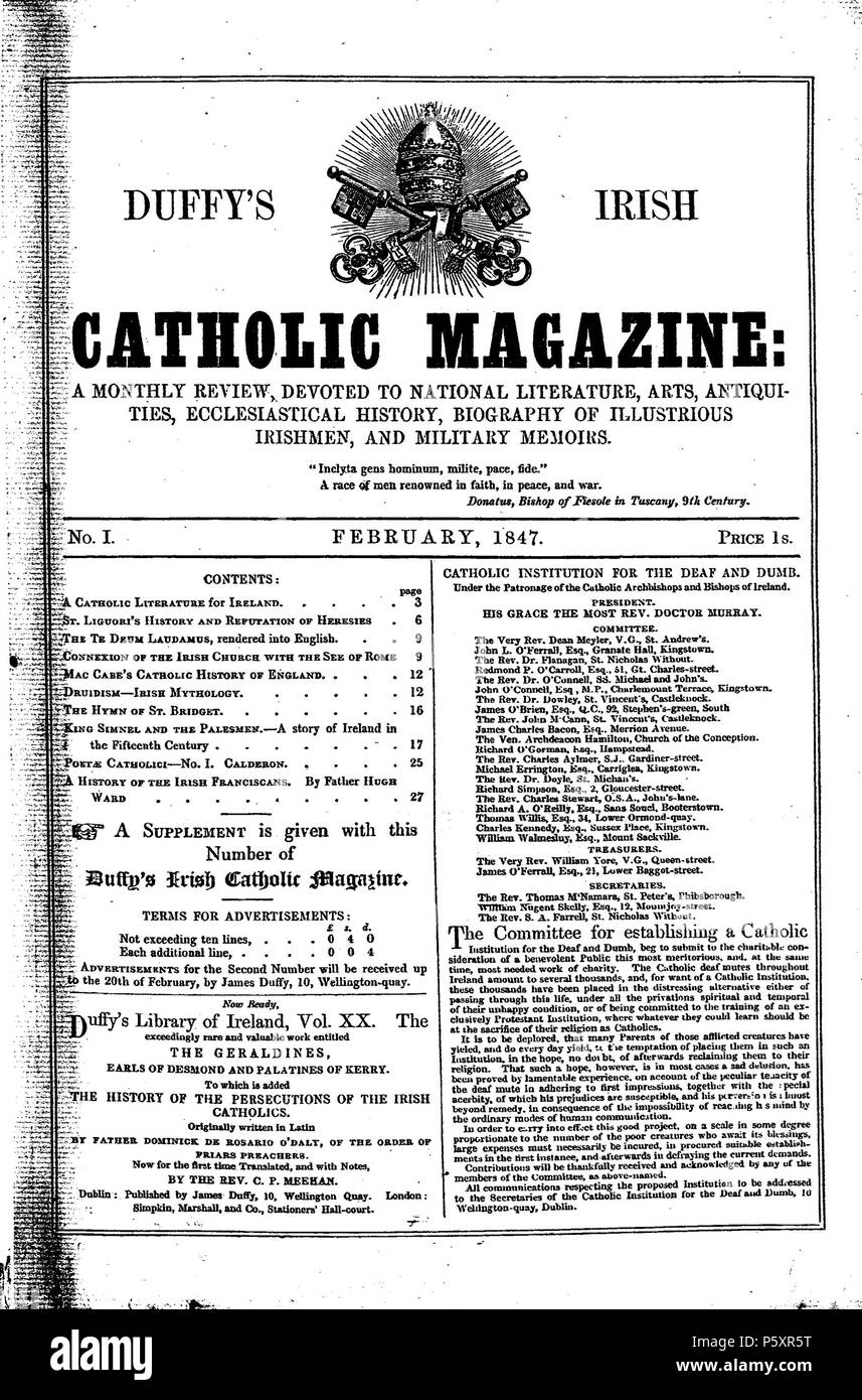 Irish catholic Black and White Stock Photos & Images - Alamy