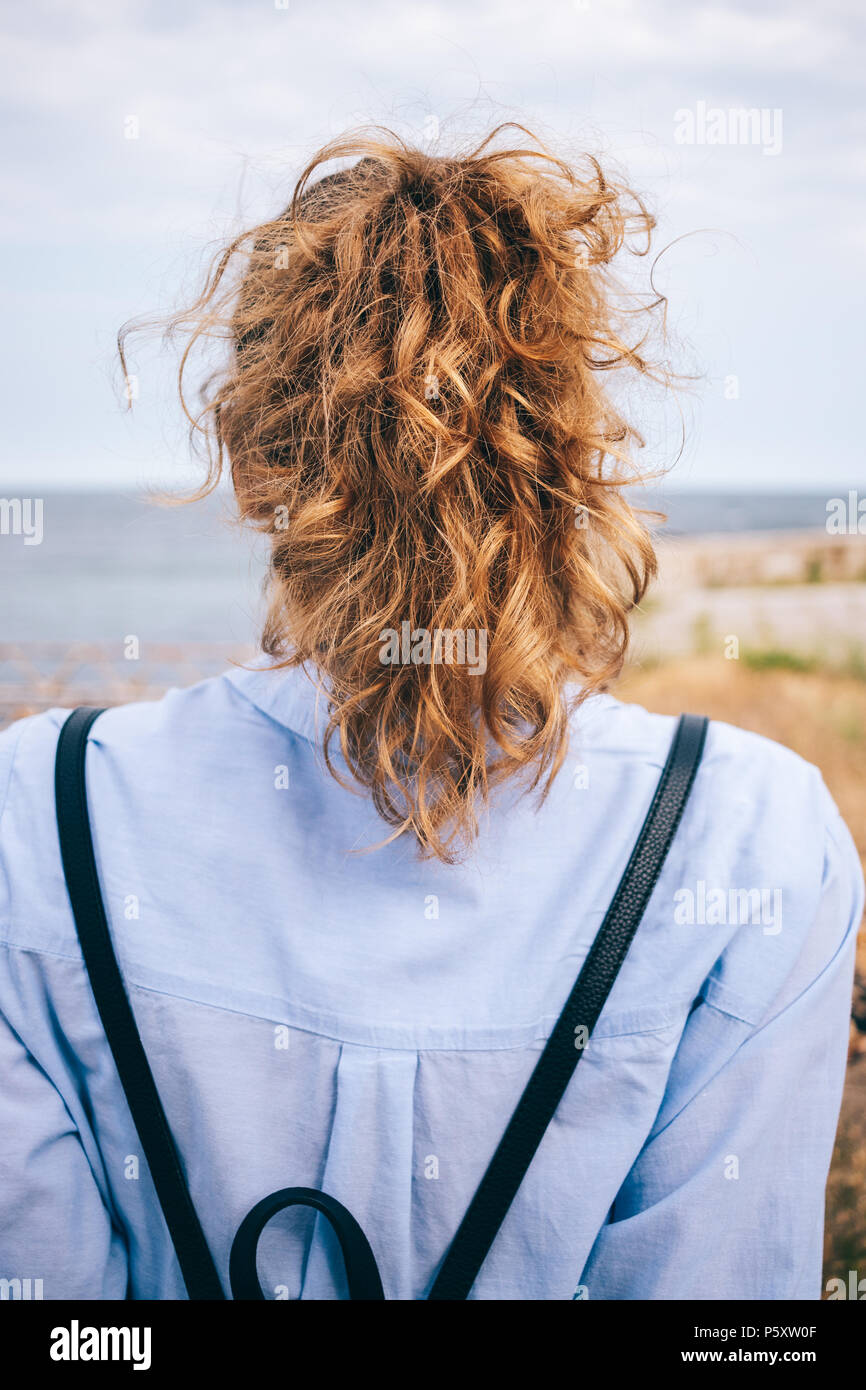Thick Curly Hair Back