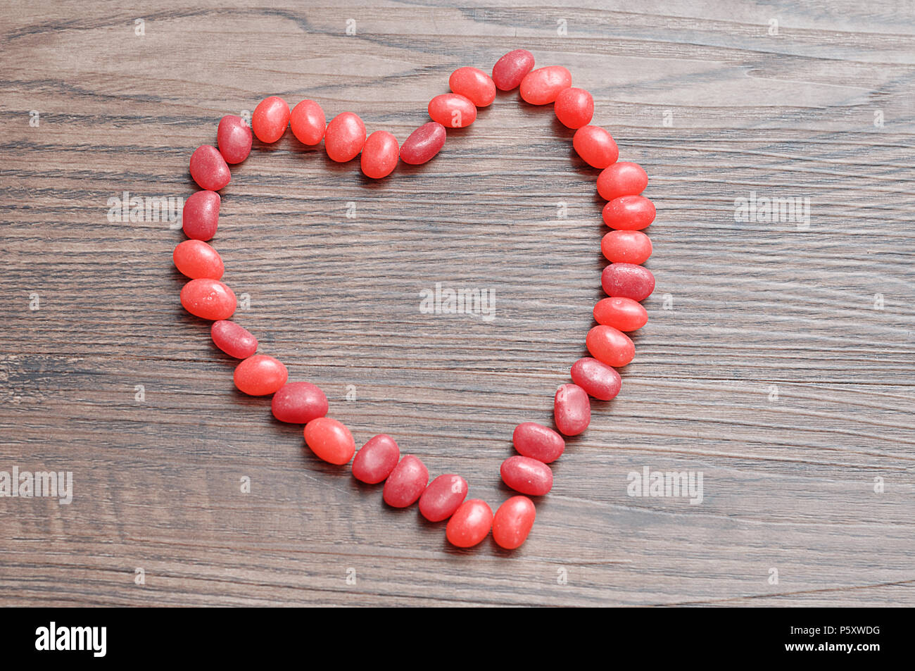 Jelly bean heart hi-res stock photography and images - Alamy