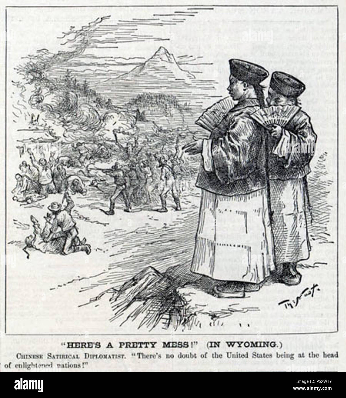 Thomas nast cartoon hi-res stock photography and images - Alamy