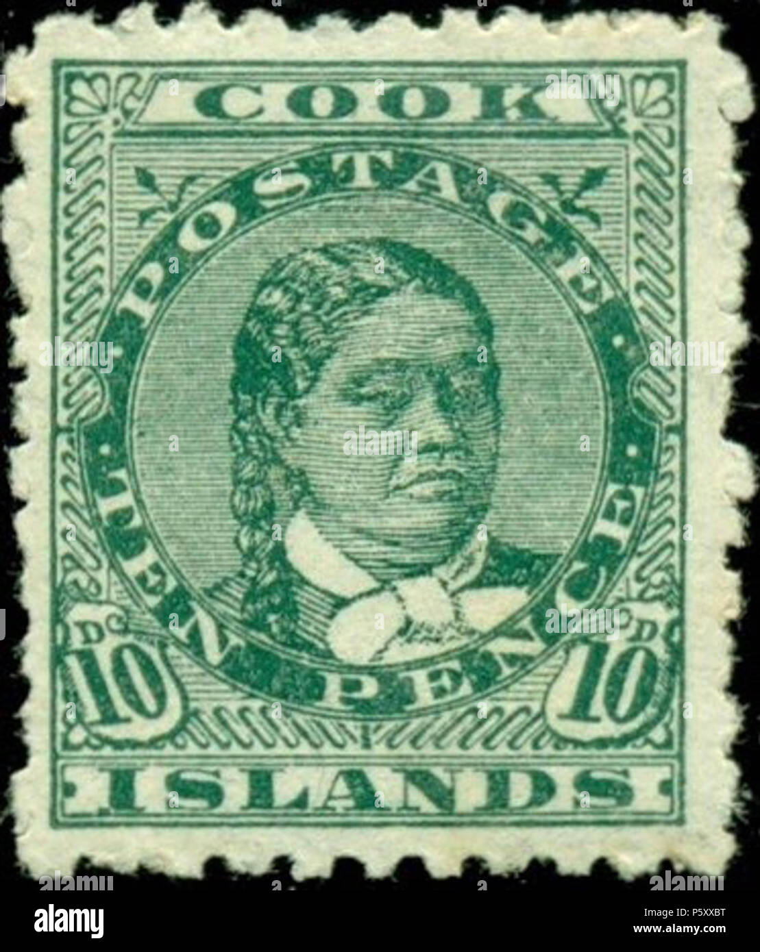 N/A. English: Queen Makea Takau, Ten pence. From 1893 through 1894, the ...