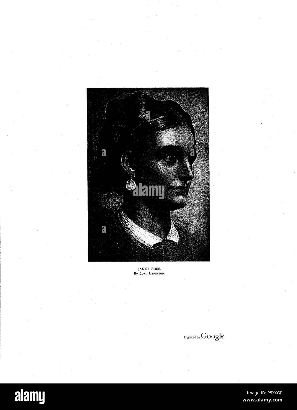 N/A. English: Sketch of Janet Ross by Lord Deighton made circa 1870 ...