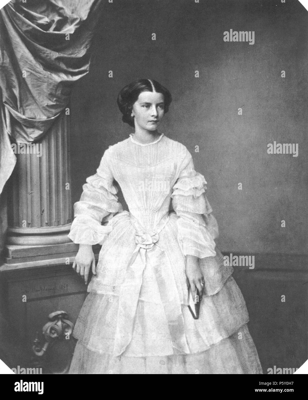 Elisabeth, kaiserin von österreich Black and White Stock Photos ...