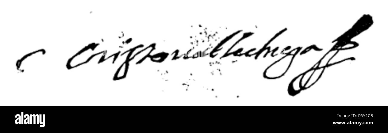 391 Cristobal Lechuga sign Stock Photo - Alamy