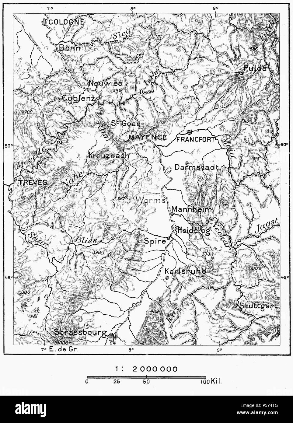 Cologne rhine river Black and White Stock Photos & Images - Alamy