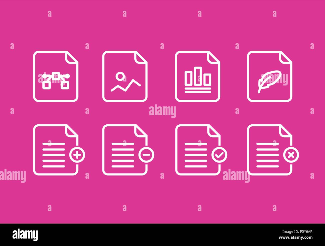 Document file copy vector Stock Vector Images - Alamy