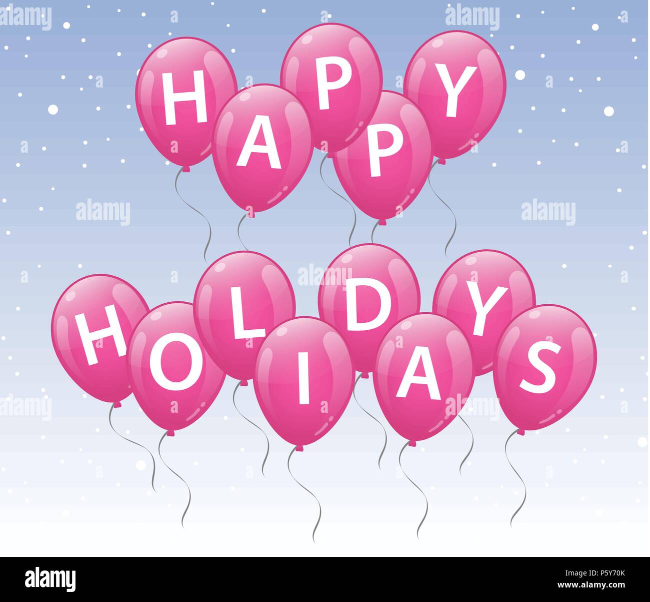 Vector festive balloons card hi-res stock photography and images - Alamy