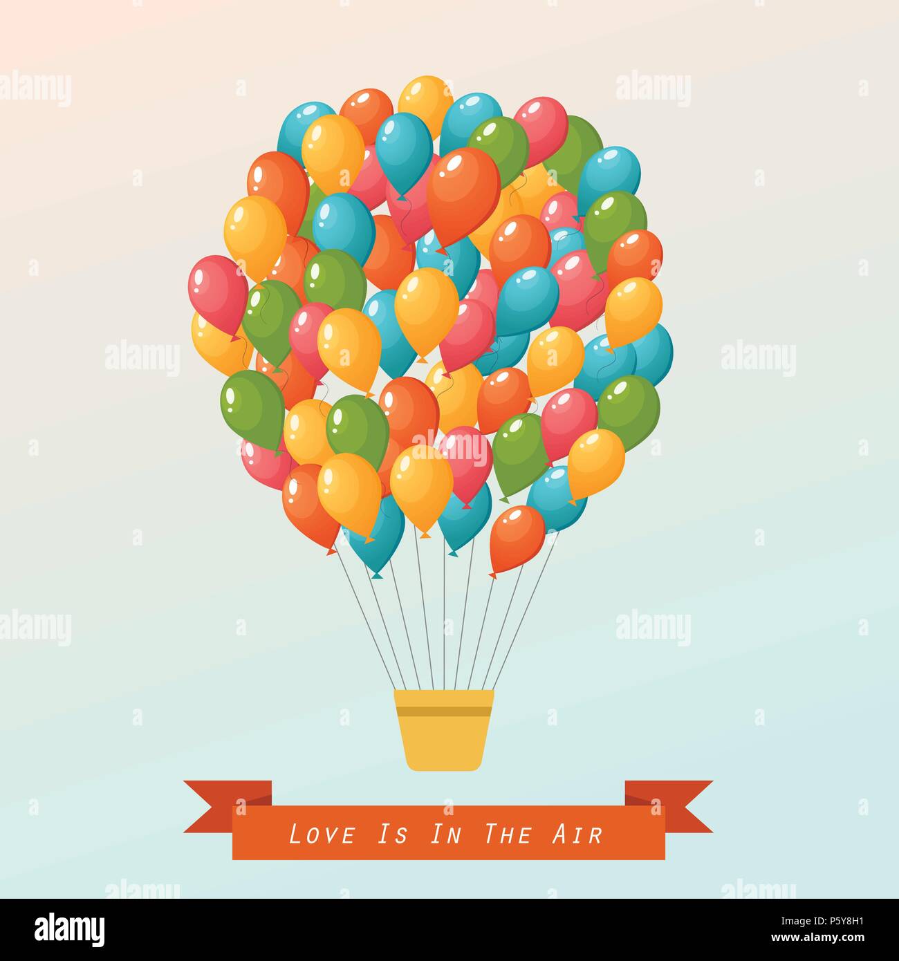 Postcard blue sky cloud Stock Vector Images - Alamy