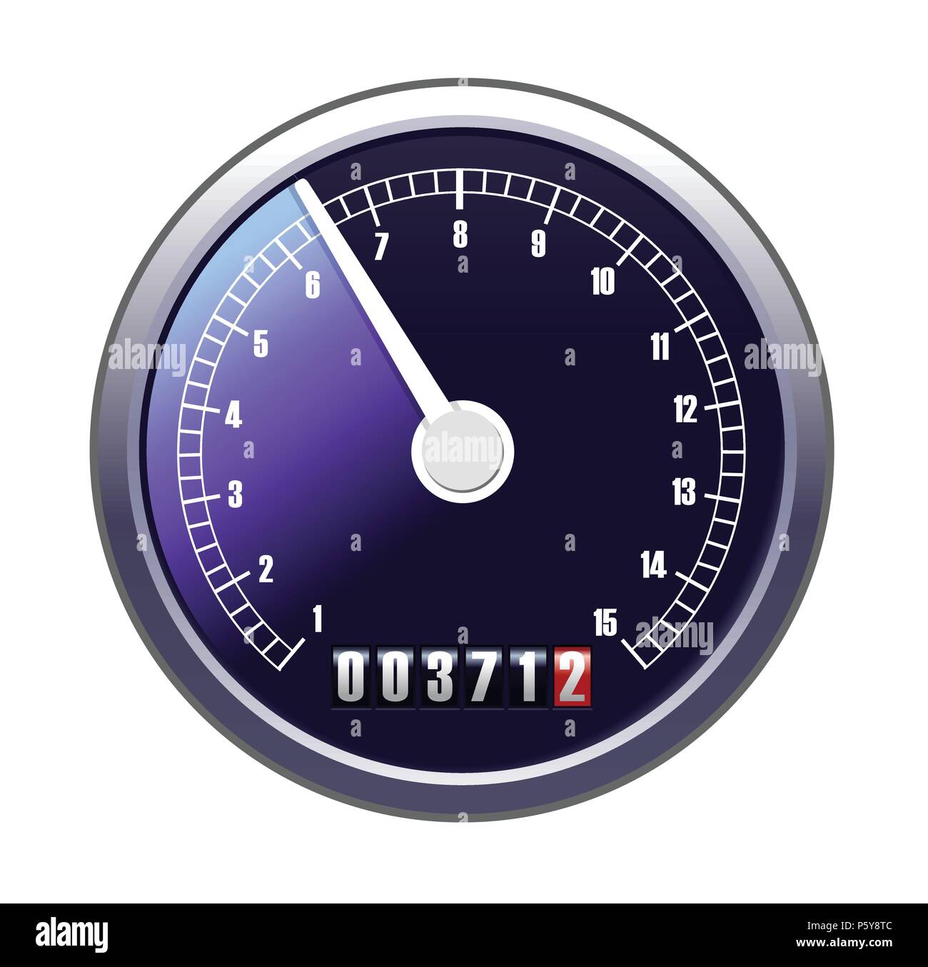 Speedometer Stock Vector Images - Alamy