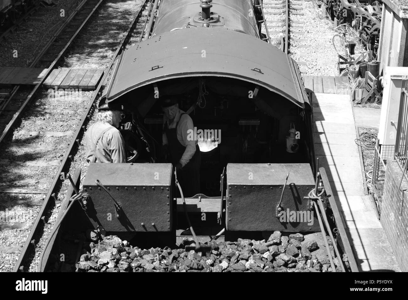 Cheltenham steam train Black and White Stock Photos & Images - Alamy