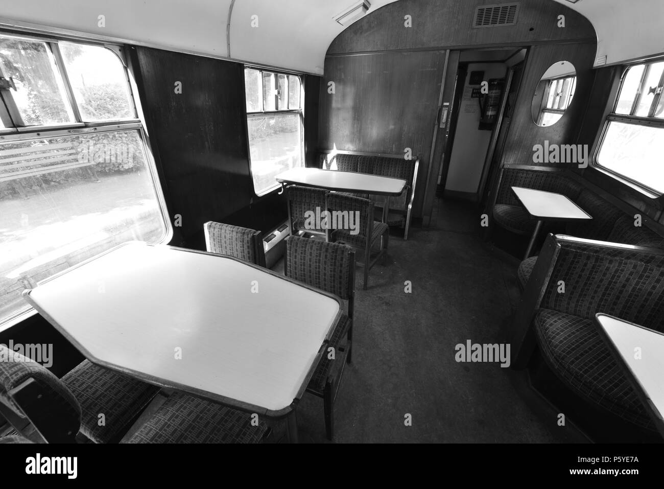 Inside of a 1940's railway carriage Stock Photo - Alamy