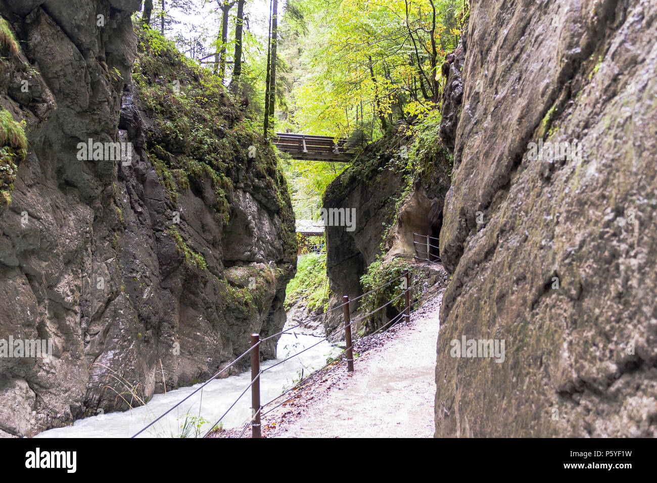 Image of the Partnachklamm in Bavaria Germany Stock Photo - Alamy