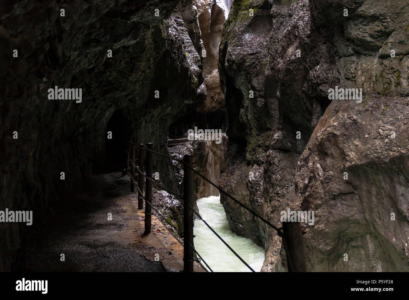 Image of the Partnachklamm in Bavaria Germany Stock Photo - Alamy