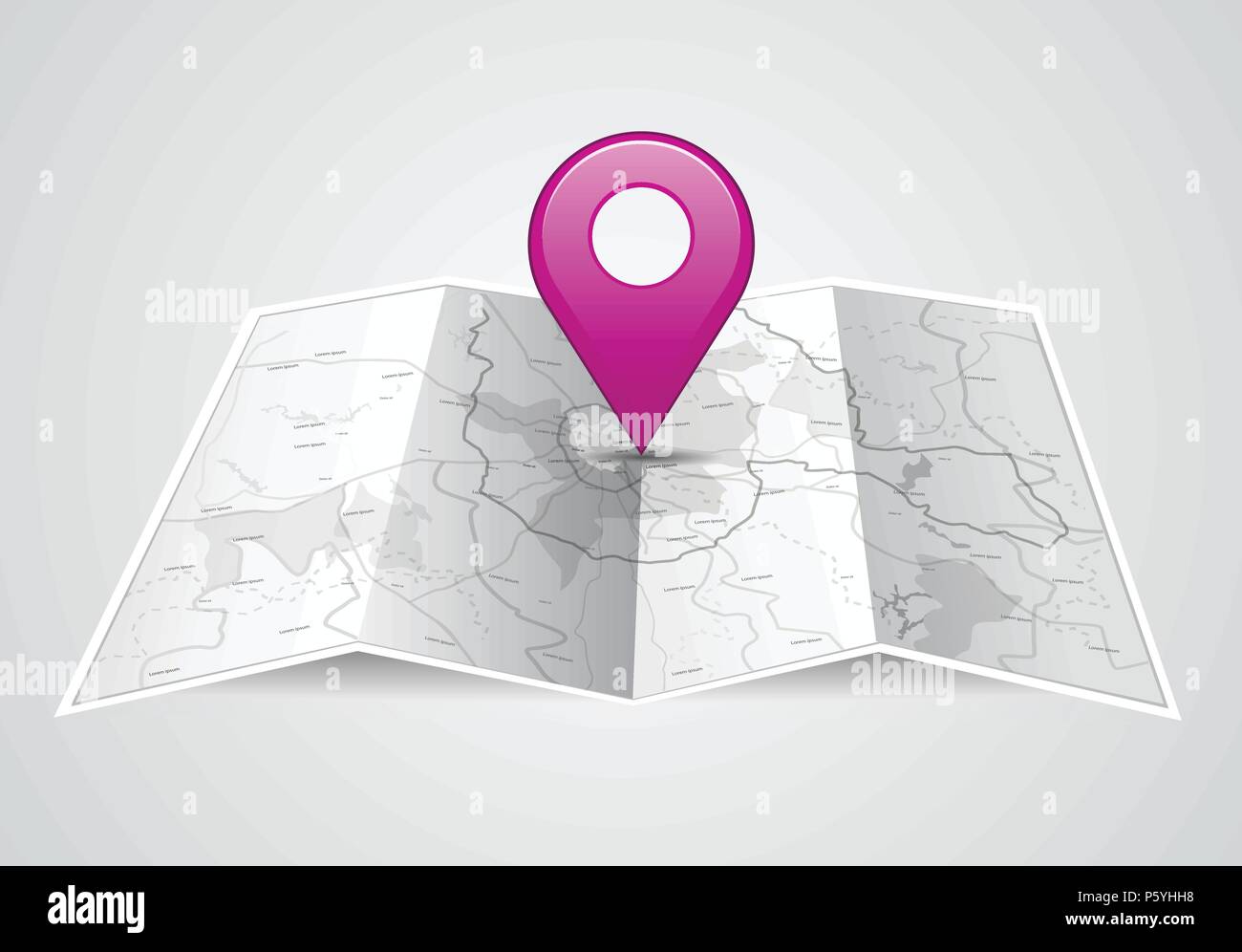 Map icon hi-res stock photography and images - Alamy