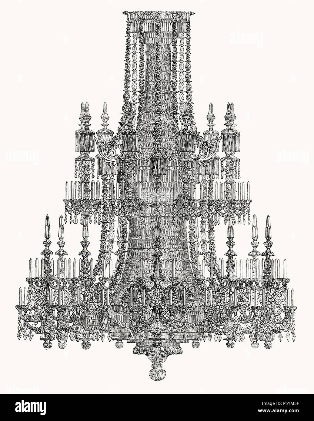 Crystal Chandelier Drawing