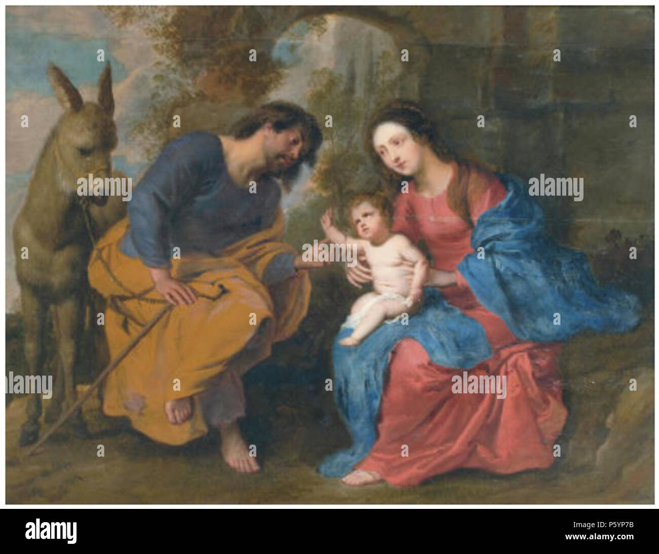 N/A. English: The Rest on the Flight into Egypt . circa 1640. Erasmus ...