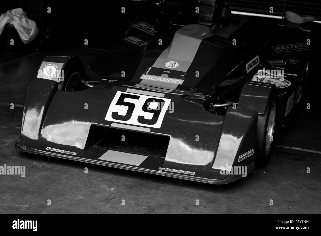 The front of a racing car Stock Photo - Alamy