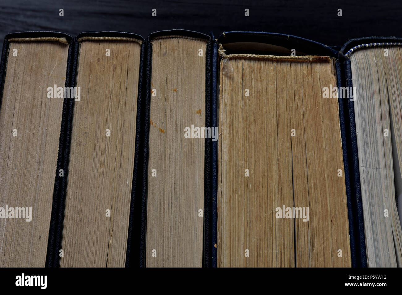 Closeup stack of books hi-res stock photography and images - Alamy