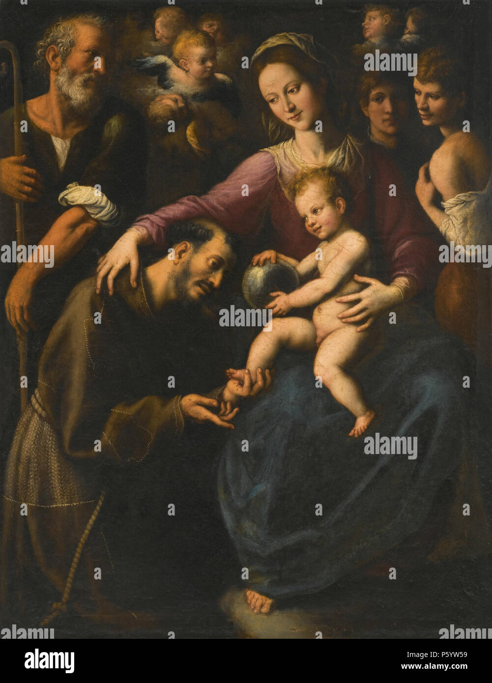 Adoring the christ child hi-res stock photography and images - Alamy