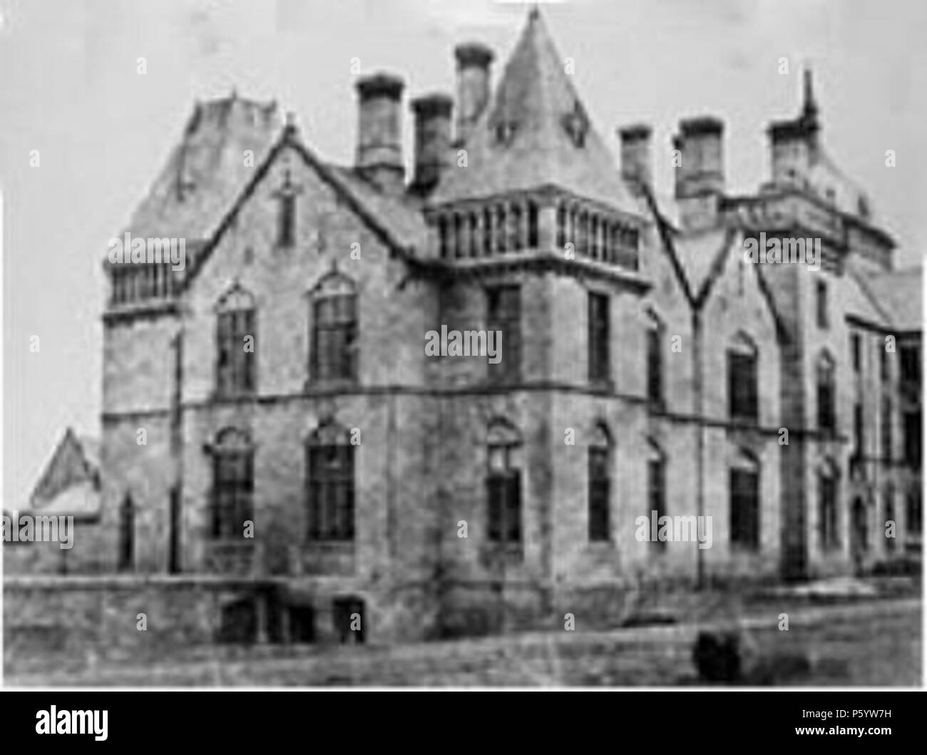 N/A. English: Fairfield Hospital photographed at its opening in 1860 ...