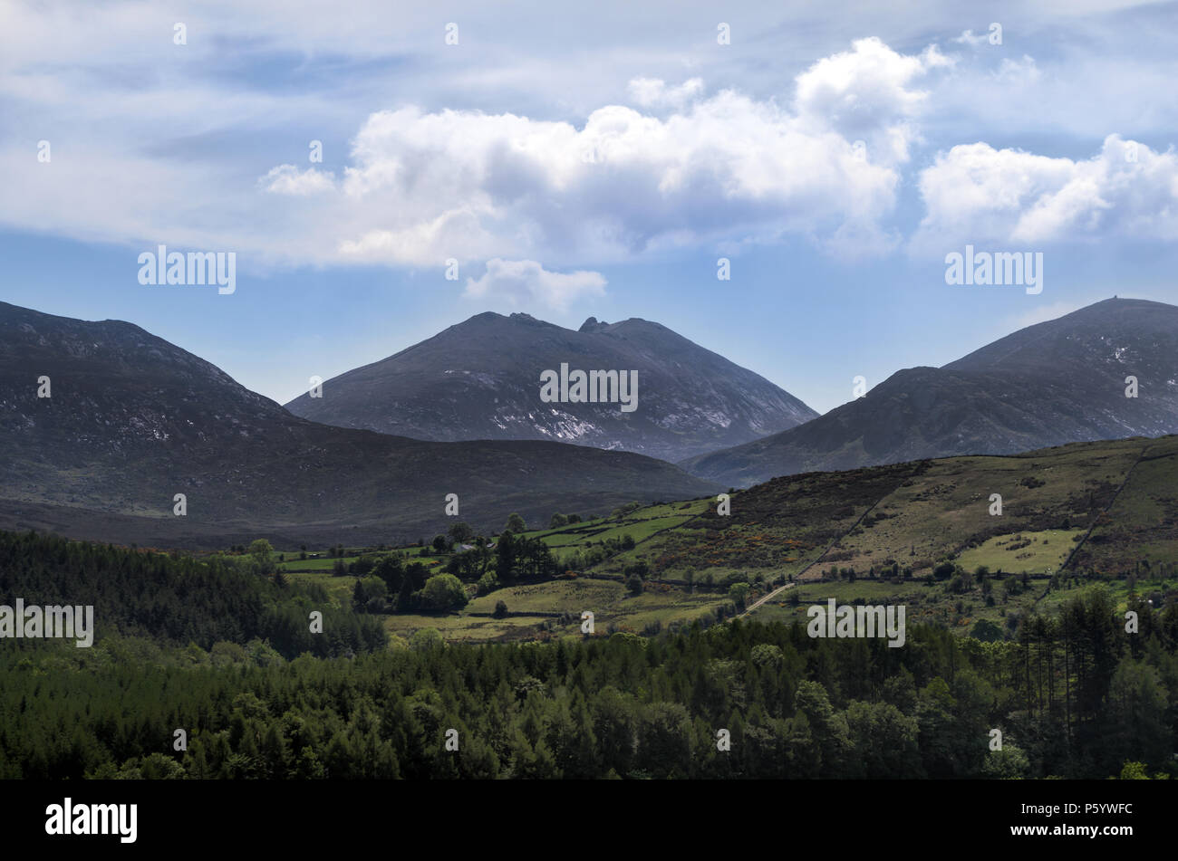 View of the mourne mountains hi-res stock photography and images - Alamy