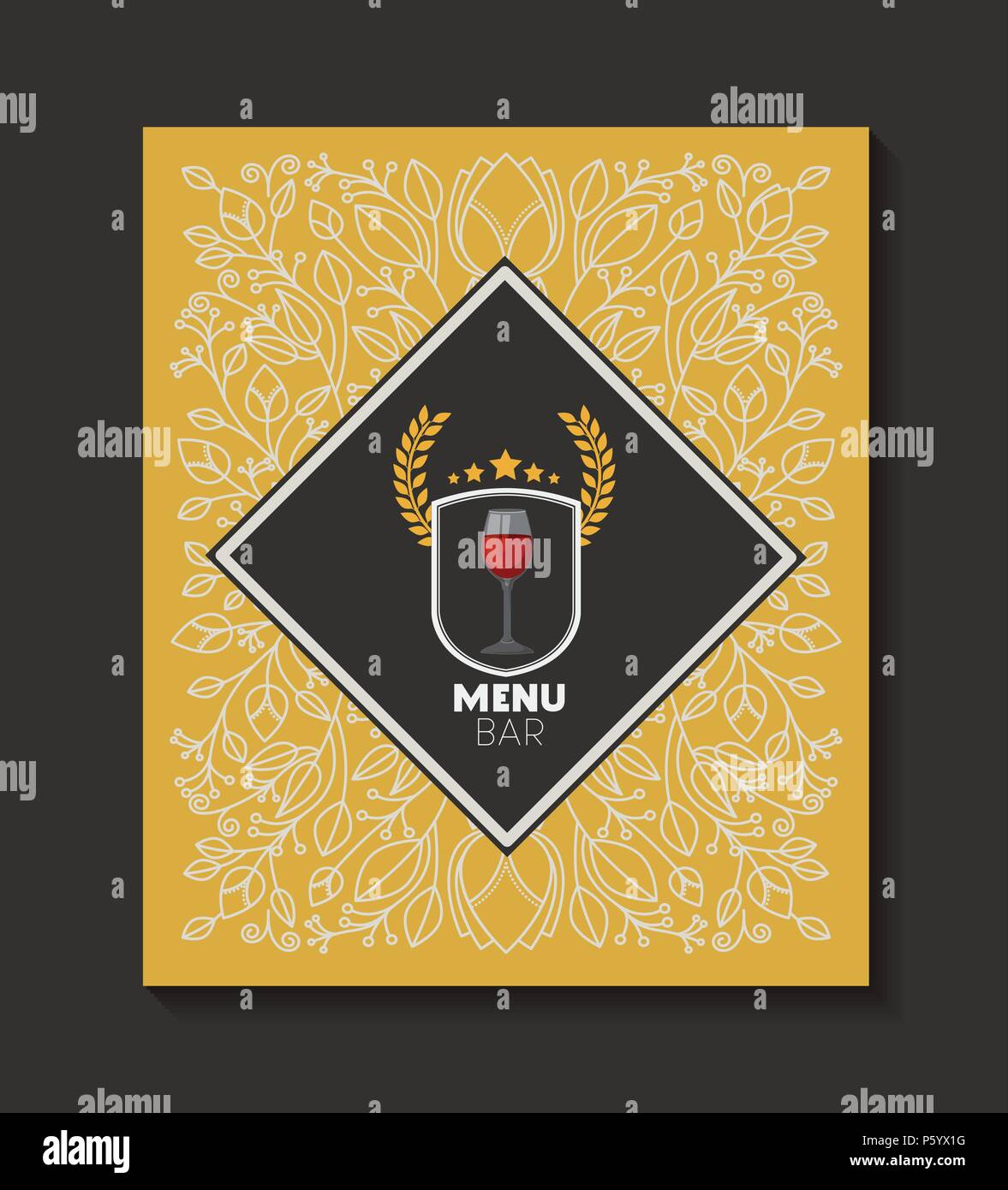 fresh and tropical cocktail frame Stock Vector Image & Art - Alamy