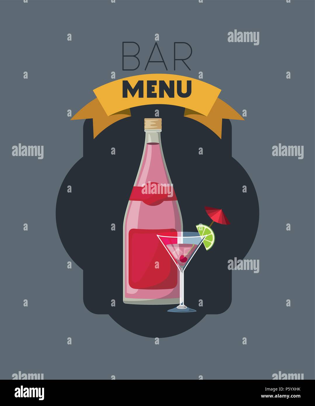 best drink bottle with cup frame Stock Vector Image & Art - Alamy