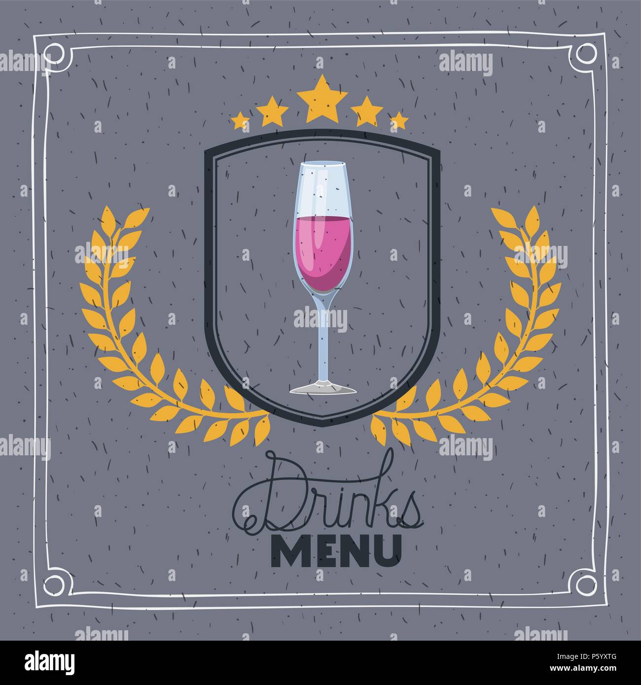 fresh and tropical cocktail frame Stock Vector Image & Art - Alamy