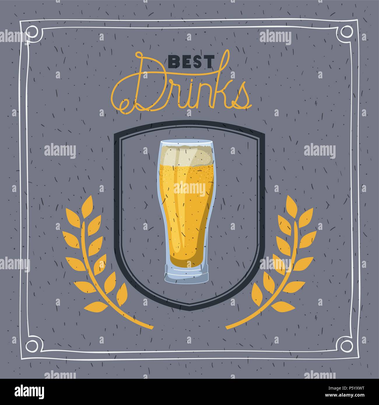 Beer beach club Stock Vector Images - Alamy