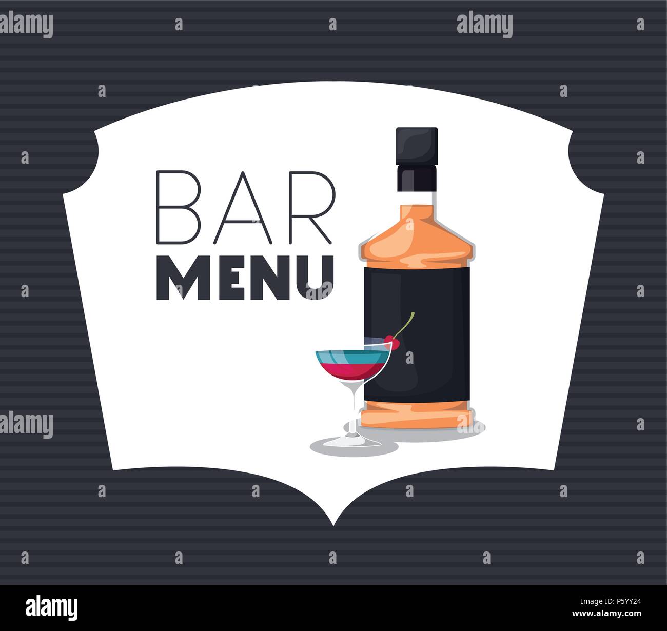 best drink bottle with cup frame Stock Vector Image & Art - Alamy