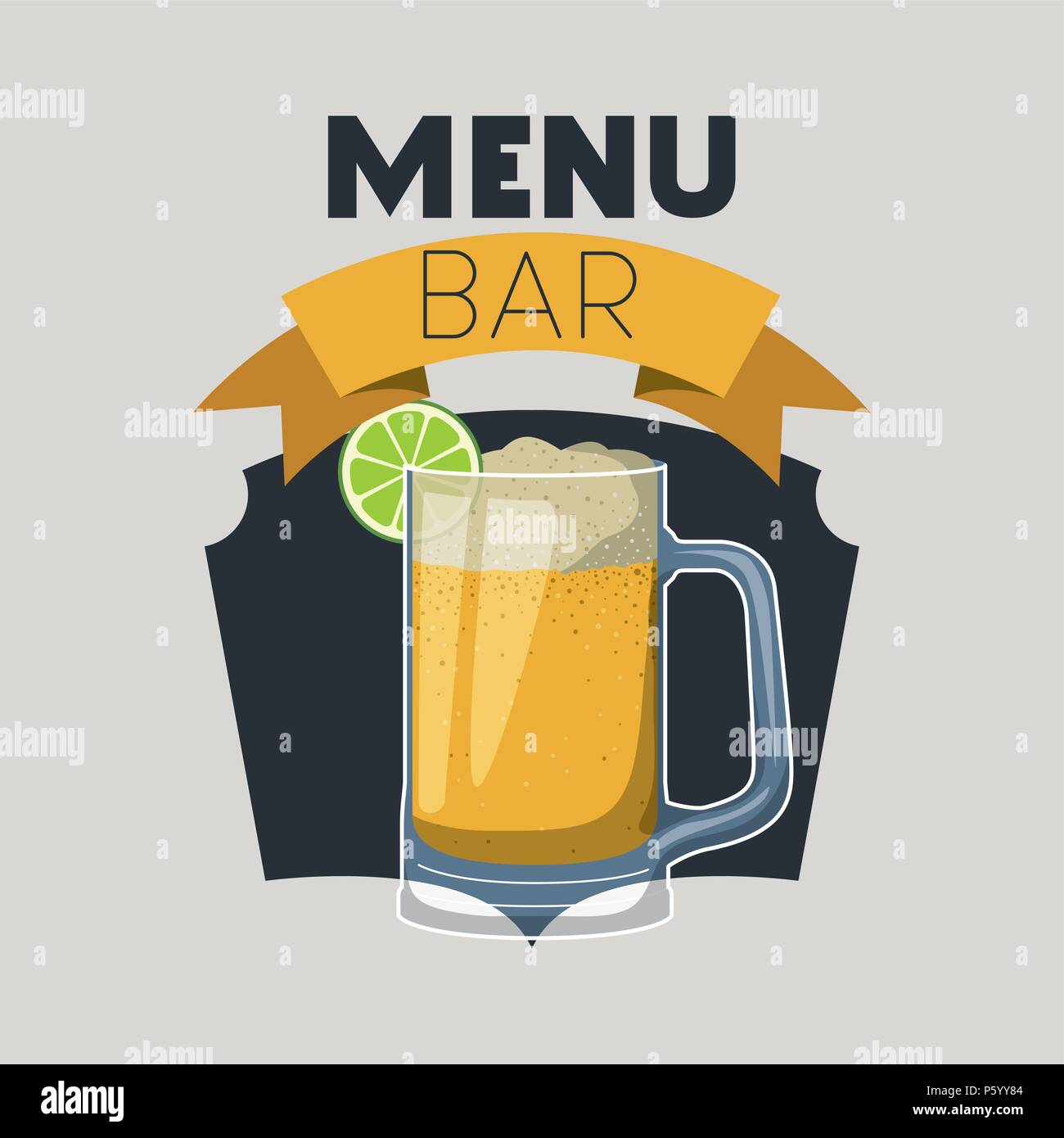 fresh and tropical cocktail frame Stock Vector Image & Art - Alamy