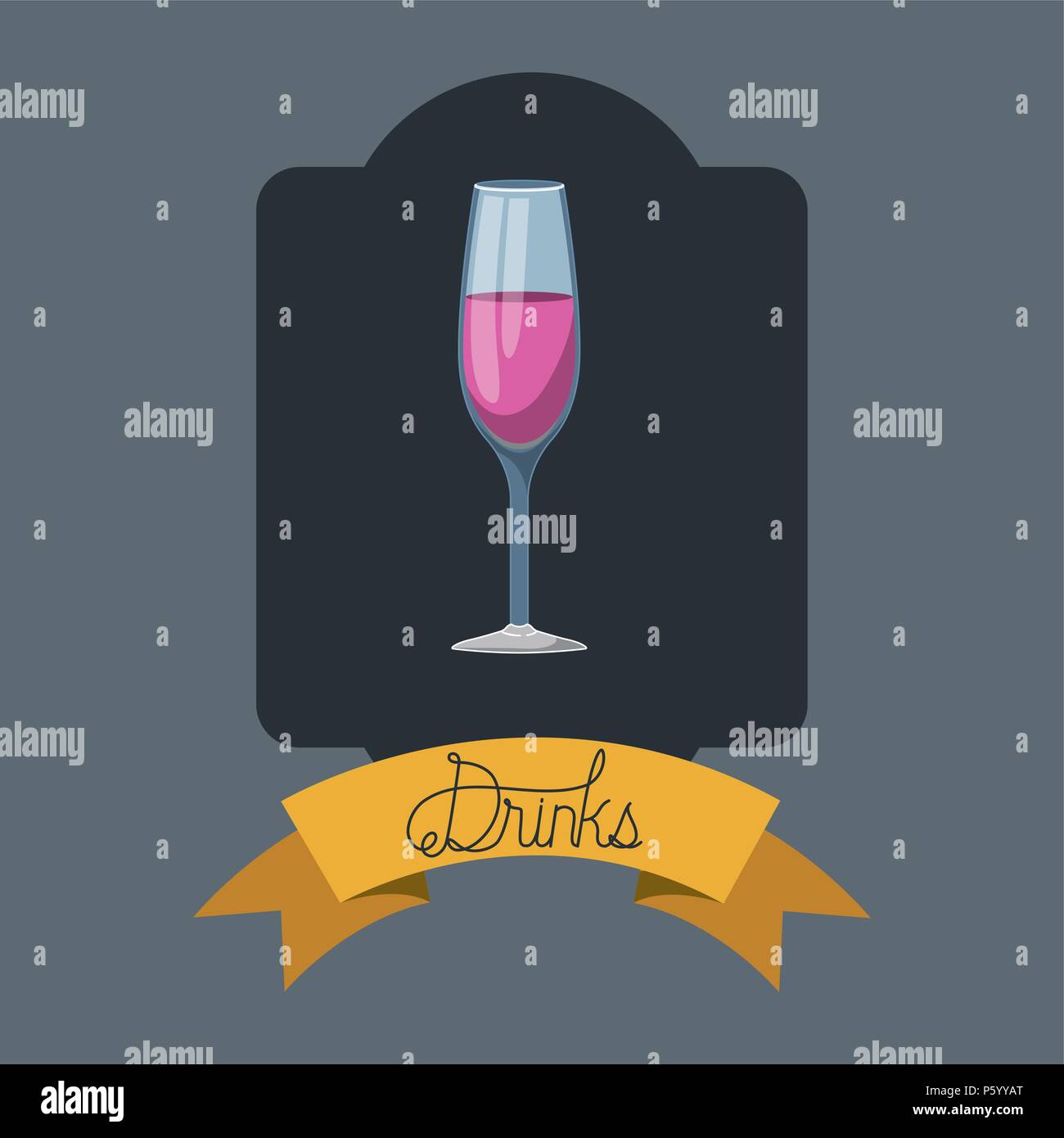 fresh and tropical cocktail frame Stock Vector Image & Art - Alamy